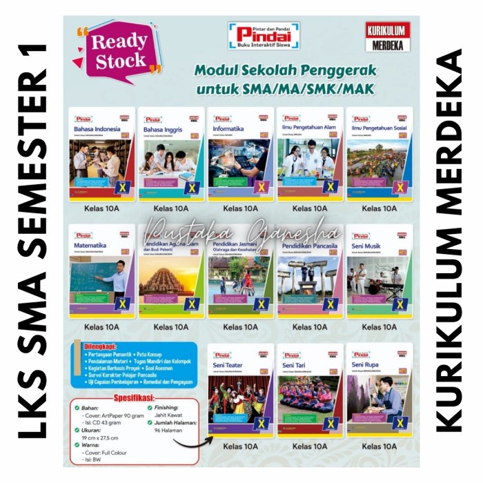 Jual Buku LKS SMA MA Semester 1 Ganjil Kurikulum Merdeka Belajar - Kurmer Pindai | Shopee Indonesia