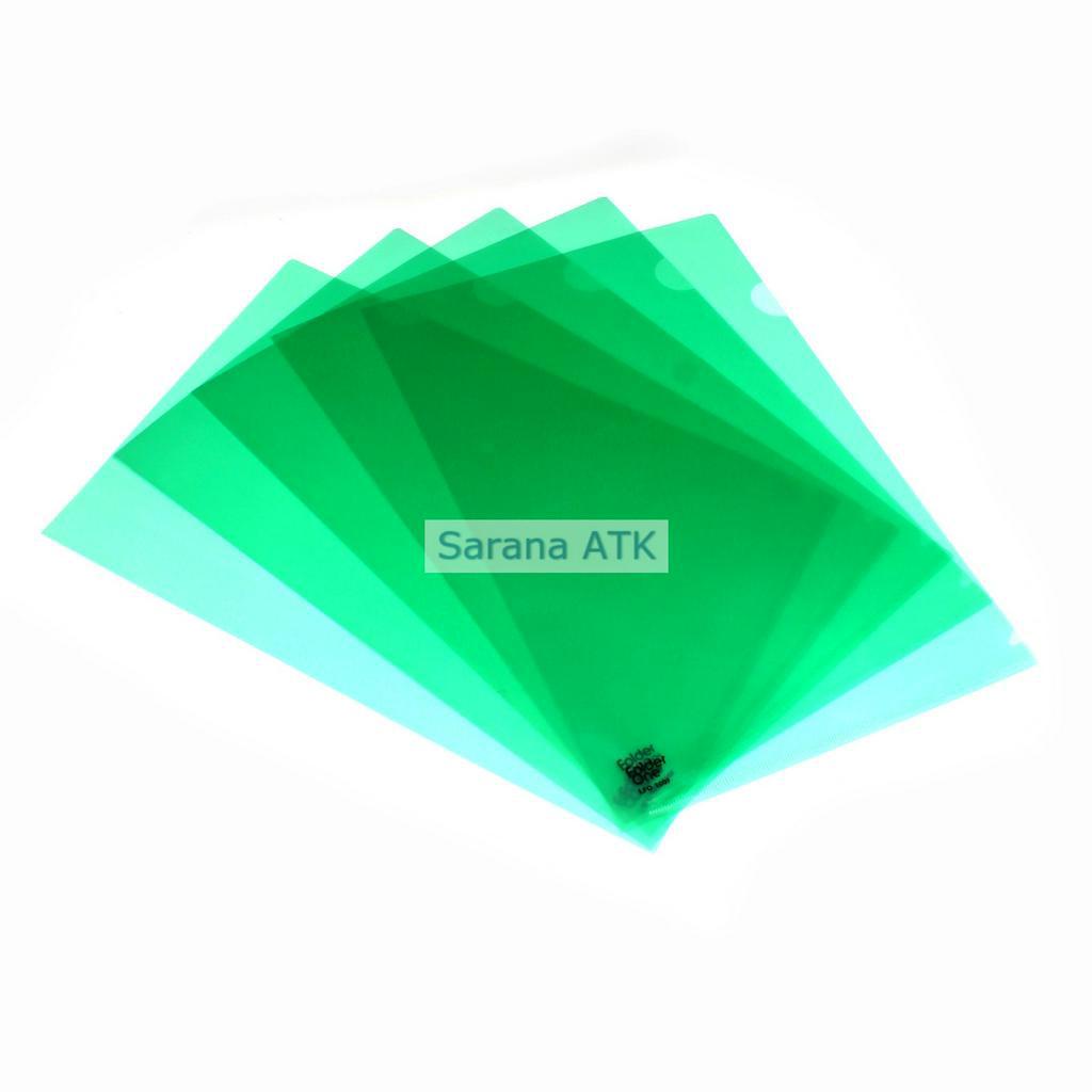 Jual FOLDER ONE - Map L Bening Folio Warna Hijau [ 1 LUSIN ] | Shopee ...