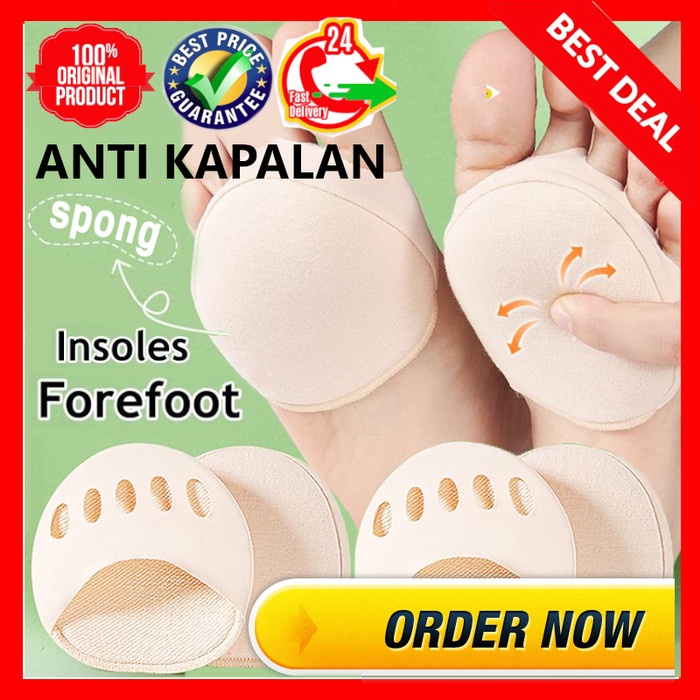 Jual Bantalan Kaki Bagian Depan Insole Sepatu Kapalan Jari Kaki Anti ...