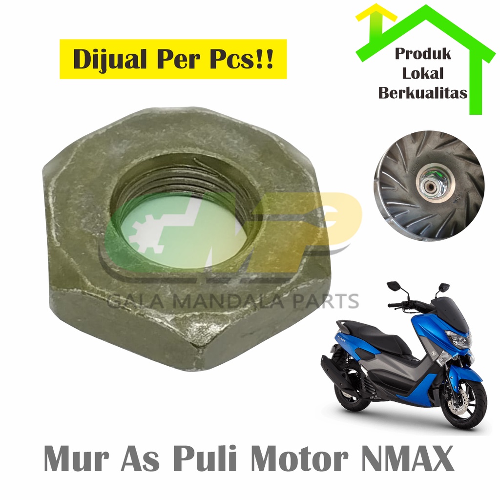 Jual Mur As Puli Nmax Aerox Baut Mangkok Otomatis Kopling Luar CVT ...