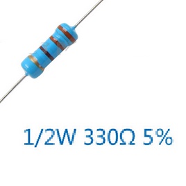 Jual Resistor 1/2W 330 OHM 5% (500pcs) | Shopee Indonesia