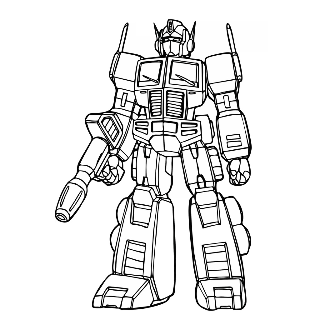 Jual Gambar Mewarnai ~ ROBOT/ Seketsa Lukis / Drawing Sketch / Sketsa ...