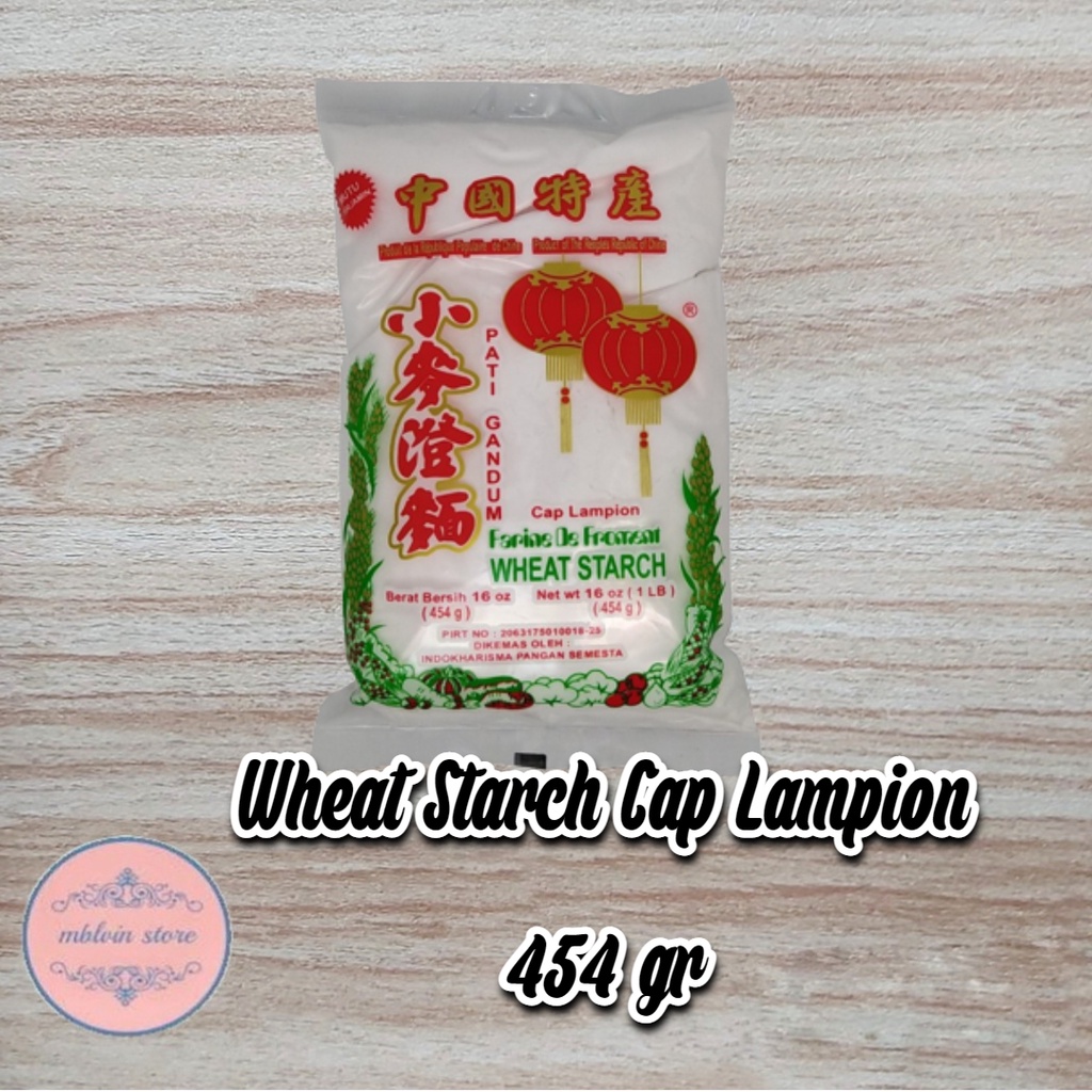 Jual Tepung Pati Gandum Wheat Starch Cap Lampion 454 Gram | Shopee ...