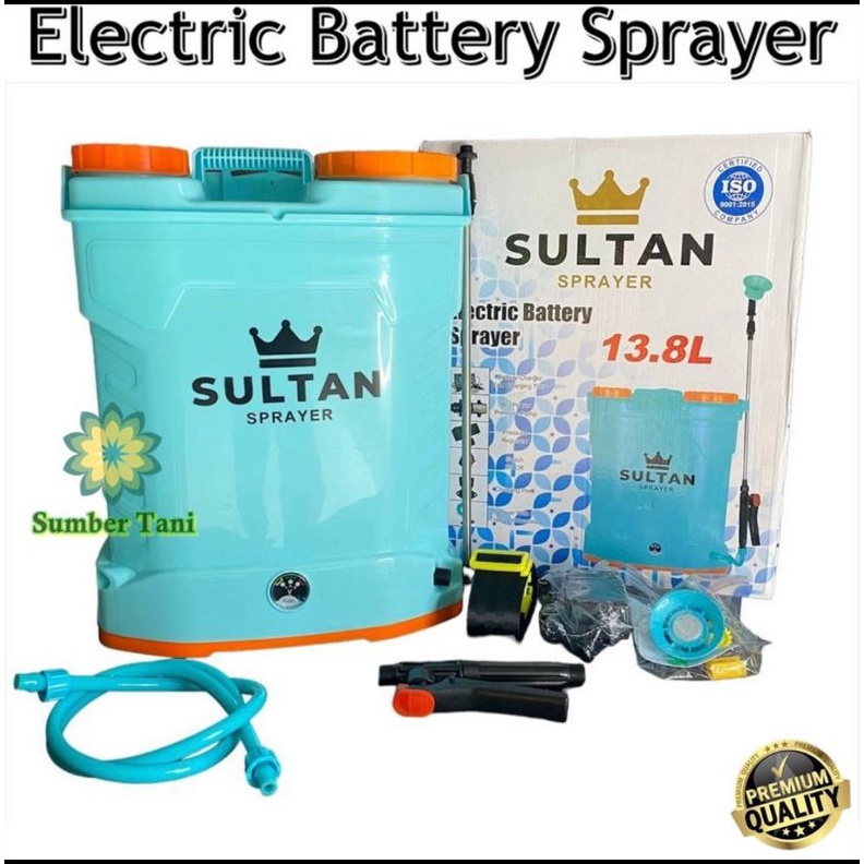 Jual Sprayer Elektrik Sultan 13,8 Liter Tangki Semprot ukuran tanggung ...