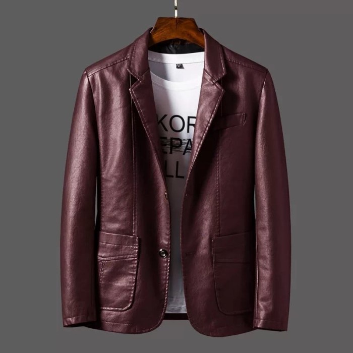Jual jaket kulit terbaru dari jaket kulit domba/ jaket kulit blezer ...