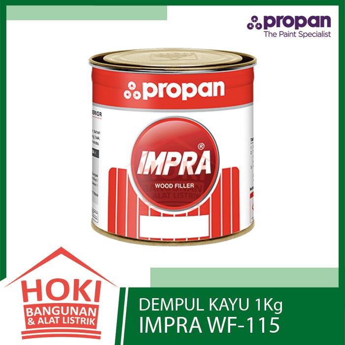 Jual WOOD FILLER PROPAN IMPRA WF 115 1Kg Jati - Kamper - Plamir Dempul ...