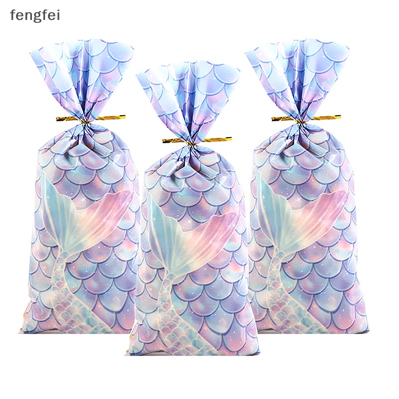 Jual Ff 100 Pcs Mermaid Tail Candy Gift Bag Perlengkapan Pesta Ulang ...