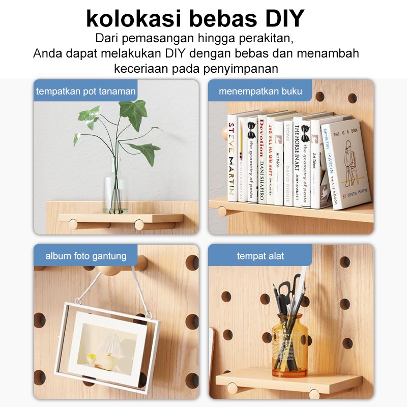Jual ADD Rak Dinding Minimalis Rak Dinding Tempel Pegboard Lubang ...