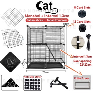 Jual Kandang Kucing Pagar Kucing Anjing Kandang Diy Kucing Set Kandang ...
