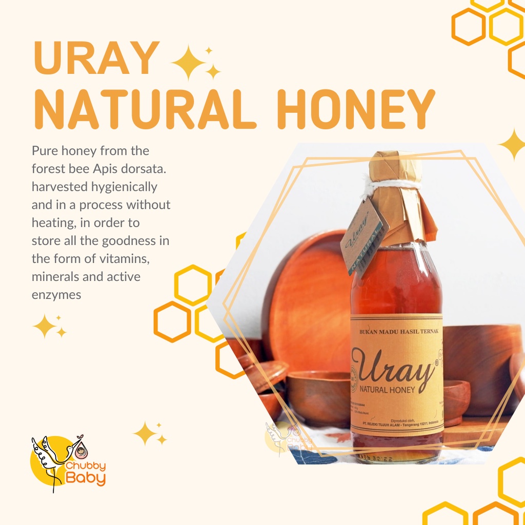 Jual Madu Uray - Natural Honey (330 ml / 450 gram) | Shopee Indonesia