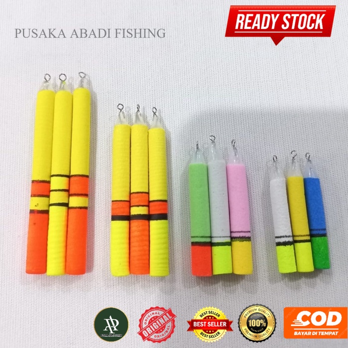 Jual pelampung - kumbul mancing busa isi 3 pcs | Shopee Indonesia