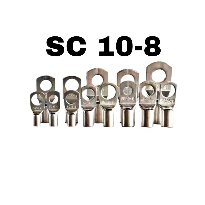 Jual Skun Kabel SC 10-8 Tembaga Skun Kabel Nyaf 10mm Baut 12 | Shopee ...
