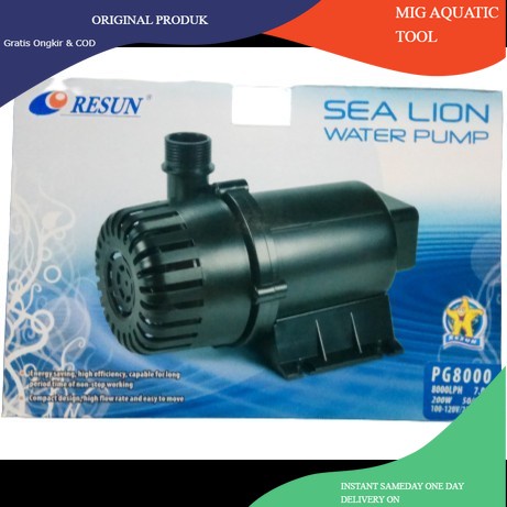 Jual RESUN PG 8000 POMPA AIR KOLAM POMPA KOLAM IKANPOMPA CELUP | Shopee ...
