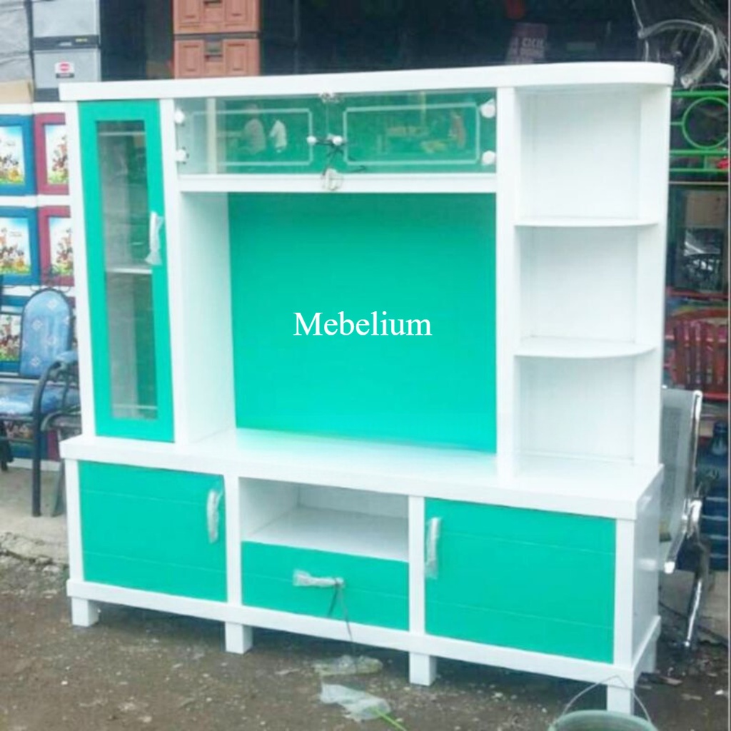 Jual [Jabodetabek] Lemari TV Minimalis Modern Romaine 42 In Kayu ...