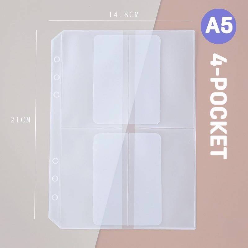 Jual A6 A5 Binder Pocket Kantong / Ziplock bag / Pouch / Zipper PVC Diary Notebook 6 Ring ...