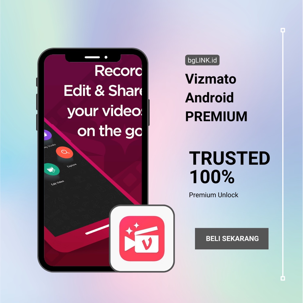 Jual Software Aplikasi Vizmato Android PREMIUM - Edit Video Android + Pilihan Tema Video Yang ...