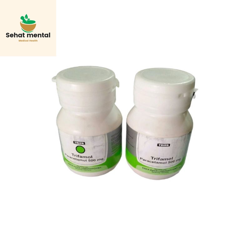 Jual Trifamol 500 Mg Pot Isi 100 Kaplet Trifa | Shopee Indonesia