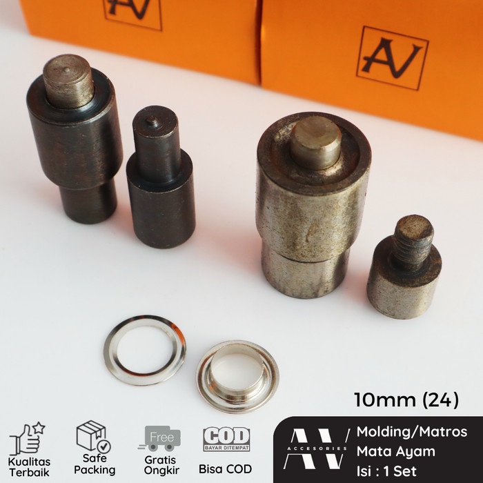 Jual AVACC Molding Matras Matros Mata Ayam Eyelet 10mm 24 Dinamo Manual ...