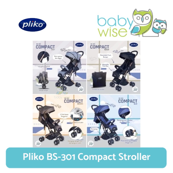 Jual Pliko BS-301 Compact Stroller - Kereta Dorong Bayi | Shopee Indonesia