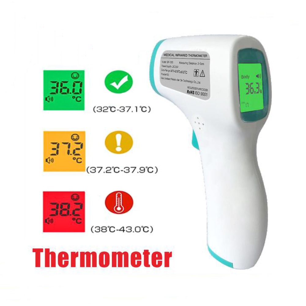 Jual ALKES - Thermometer Infrared GP-300 Termometer Non Contact ...