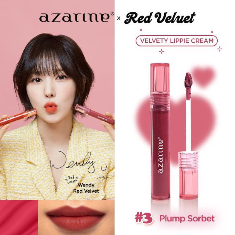 Jual Azarine Velvety Lippie Cream Lightweight Lip Velvet Lip Matte ...