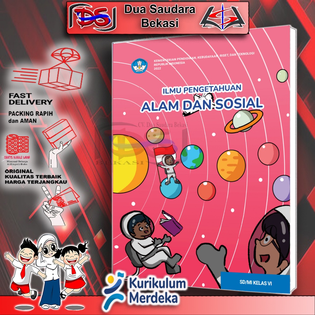 Jual KM-BS IPAS Kls 6 SD/MI Kurikulum Merdeka || Buku Siswa Ilmu ...