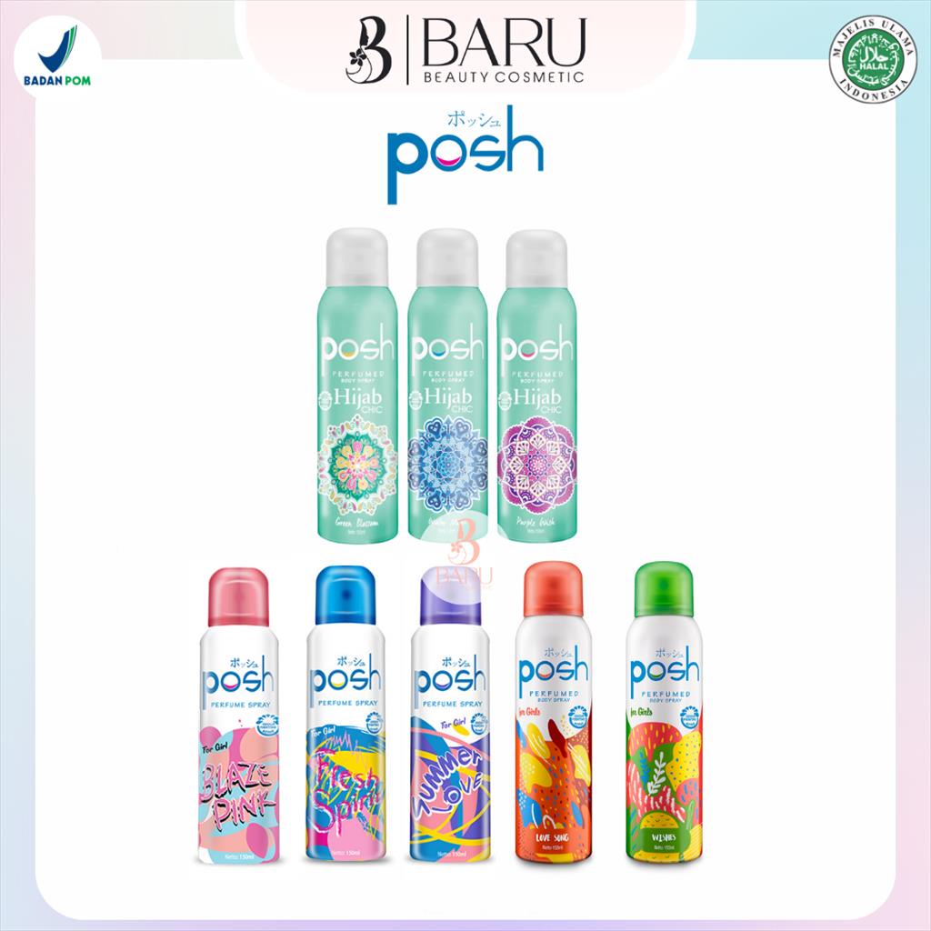 Jual Posh Body Spray Series | Parfume Tubuh | Parfum Wanita | Perawatan ...