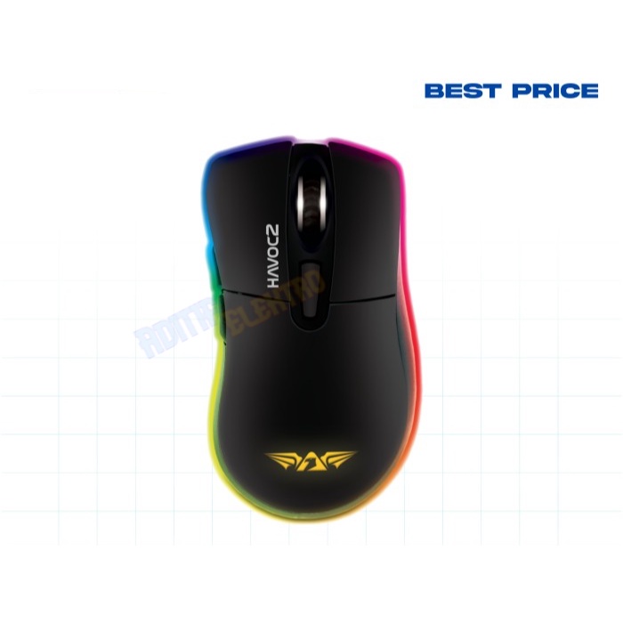 Jual Gaming Mouse Armaggeddon Havoc 2 High 4800CPI 2 Way Click Scroll ...