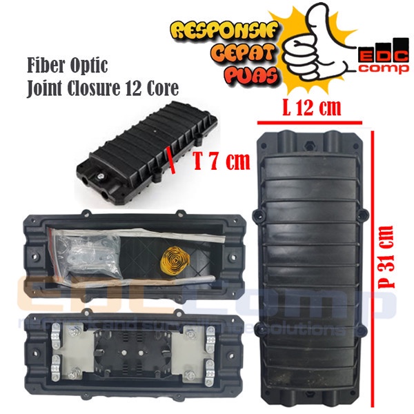 Jual Fiber Optic Joint Closure 12 Core | Joint Closure FO 12 Core FTTH ...