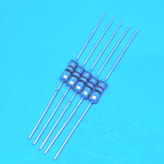 Jual 10Pcs 820 Ohm 821 Ohm 0.5W 1/2W 5% Blue Carbon Film Resistor ...