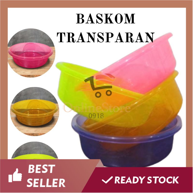 Jual OS - B314 - Baskom Plastik Transparan - Baskom Plastik Bening ...