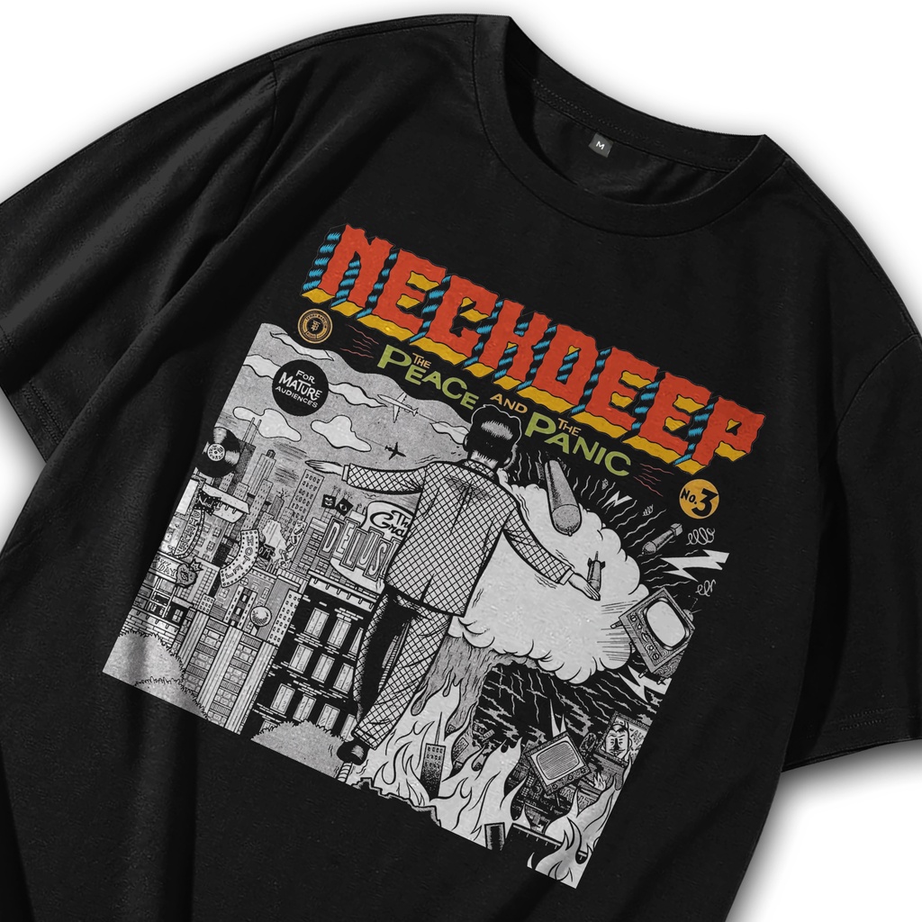Jual Kaos Band NECKDEEP The Peace And The Panic / Kaos Neck Deep Pop ...