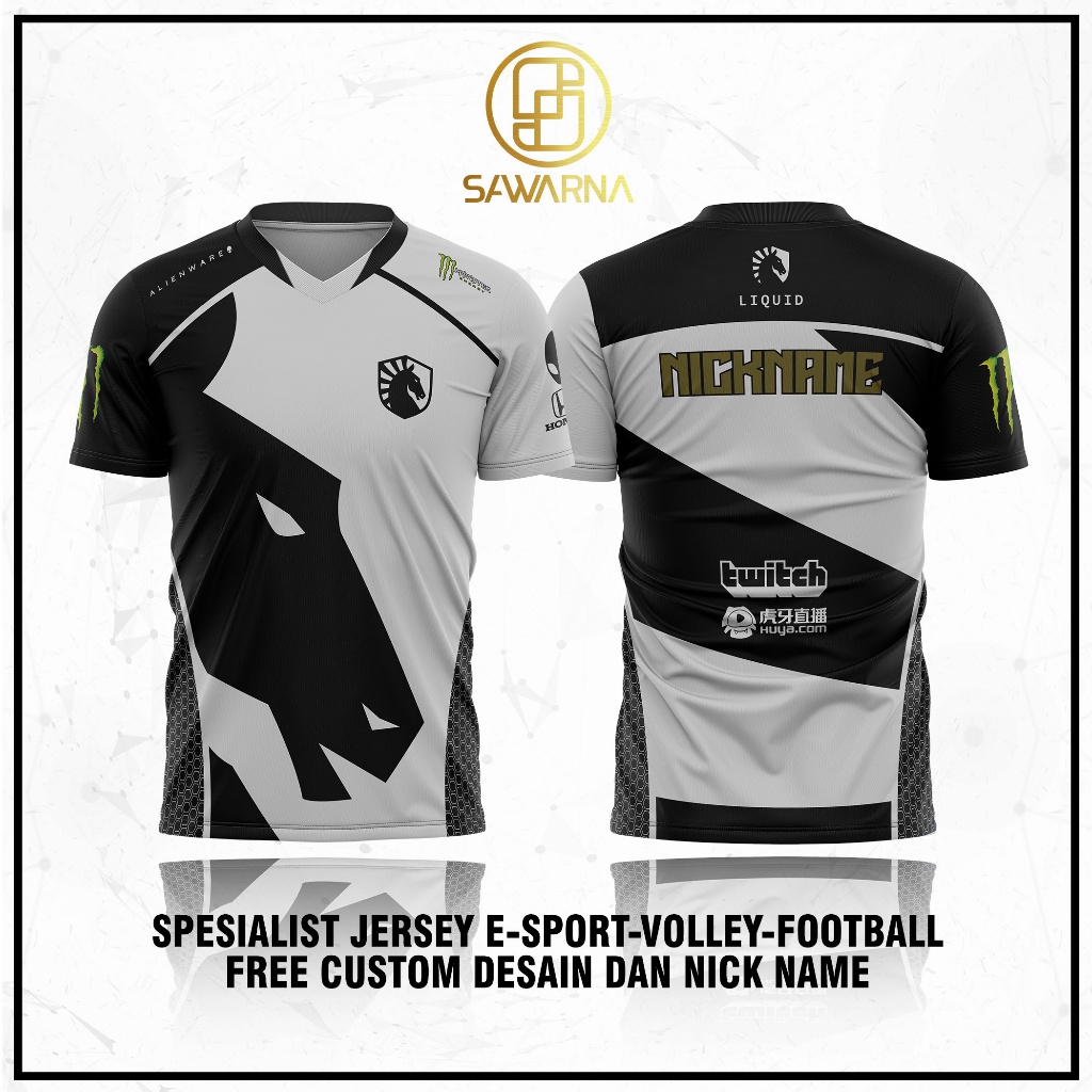Jual JERSEY KAOS BAJU GAMING TEAM LIQUID 2023 DOTA VALORANT COD FREE ...