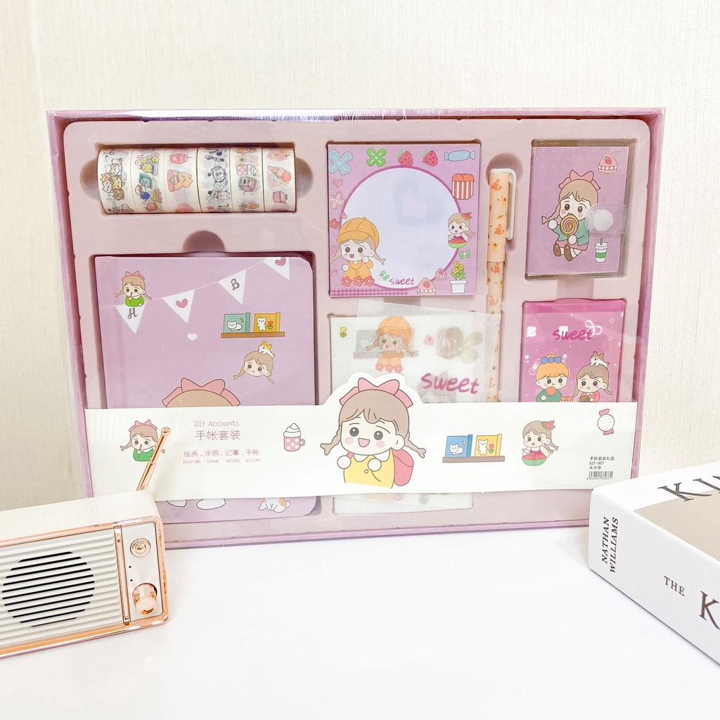 Jual PAKET JURNAL 1 SET 7 PCS PAKET BUKU HARIAN LUCU MURAH UNIK JURNAL ...