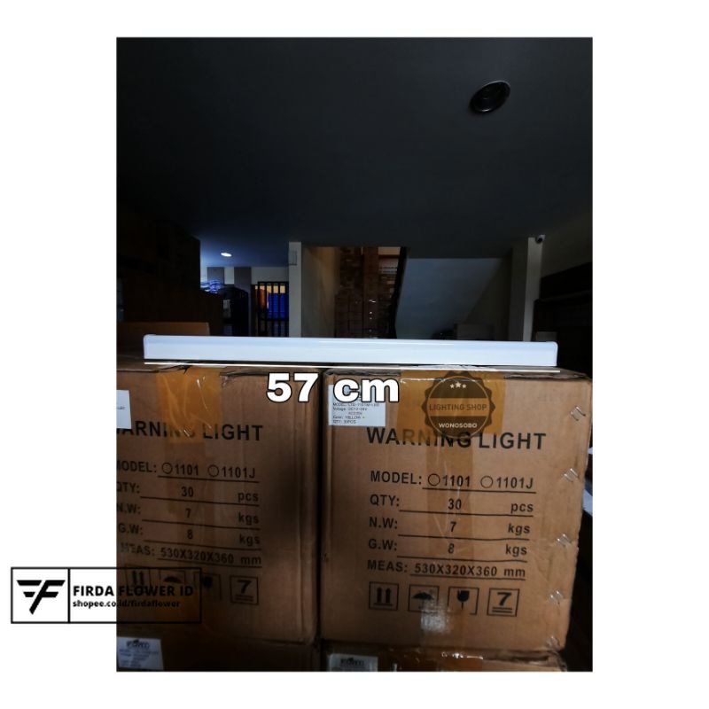 Jual Lampu tl led t5 led 9 watt 57 cm lampu etalase neon box lampu ...