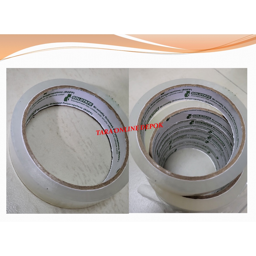 Jual LAKBAN PLASTIK BENING 1 INCHI MERK GOLDTAPE HIJAU | Shopee Indonesia