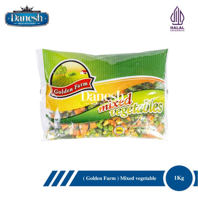 Jual Mix Vegetable Golden Farm 1kg Sayuran Beku | Shopee Indonesia