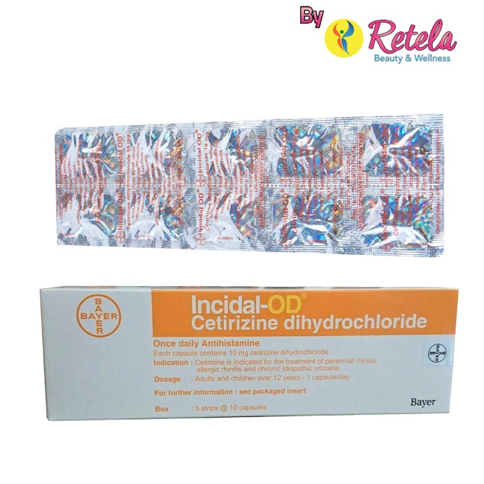 Jual INCIDAL OD 10MG 1 STRIP 10 TABLET | Shopee Indonesia