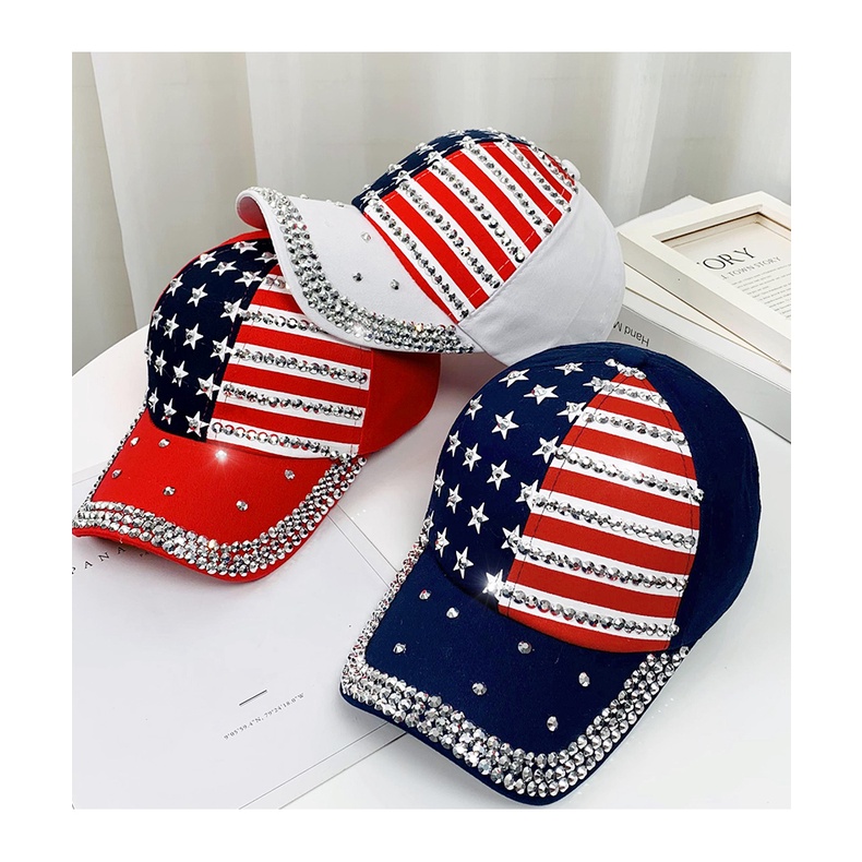 Jual Topi motif bendera amerika untuk pria dan wanita | Shopee Indonesia