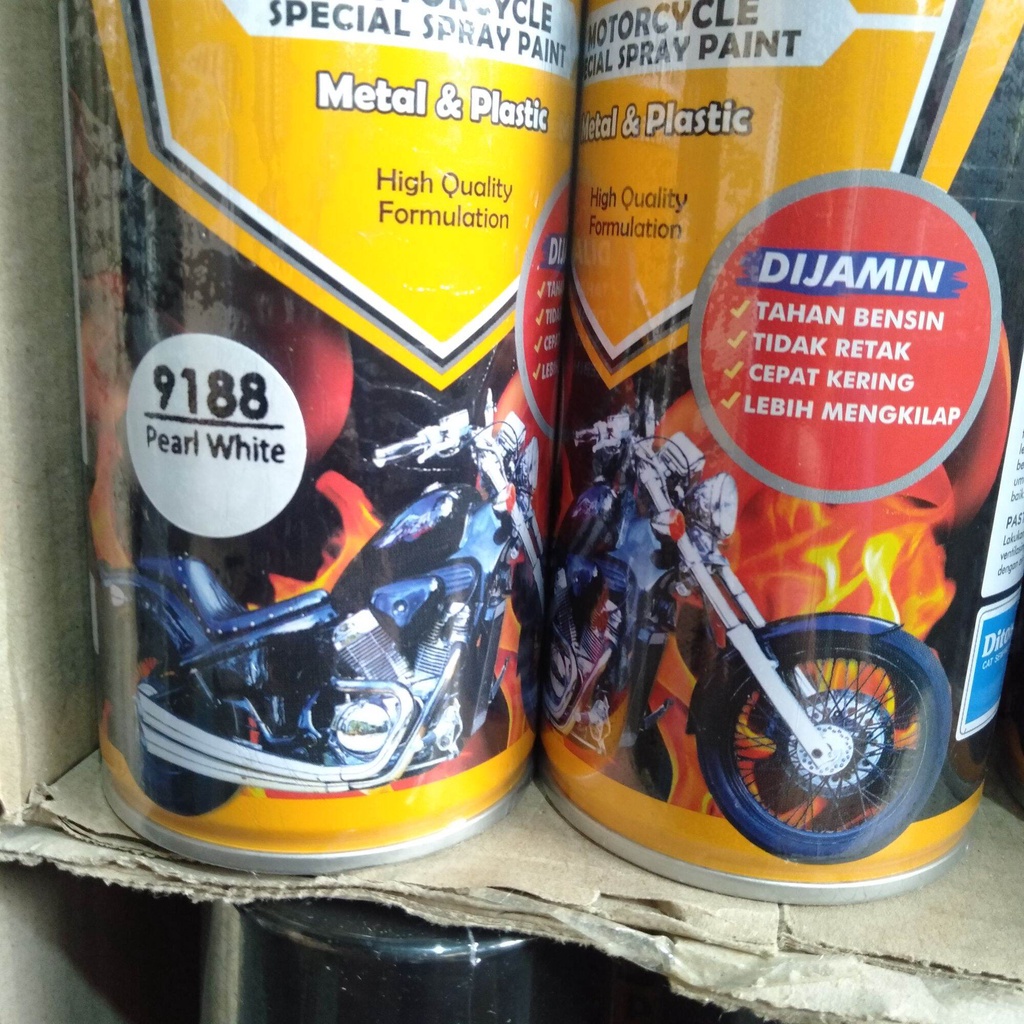 Jual Pilok Pilox Cat Diton Premium Pearl White 9188 400cc Putih metalik metalik Putih mutiara ...