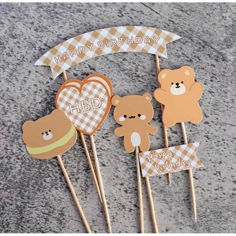 Jual Cake Topper Kertas / Topper Ulang Tahun Fireworks Kembang Api ...