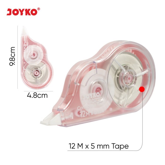 Jual JOYKO CORRECTION TAPE CT-522PTL / JOYKO CORRECTION TAPE PASTEL ...