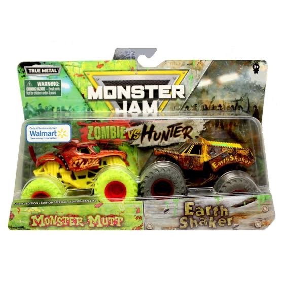 Jual Spin Master Monster Jam - Monster Mutt Zombie VS Earth Shaker ...