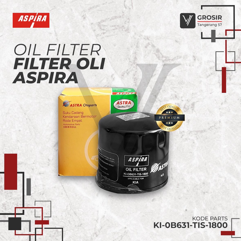 Jual FILTER OLI VISTO ATOZ RIO ASPIRA KI-0B631-TIS OIL FILTER | Shopee ...