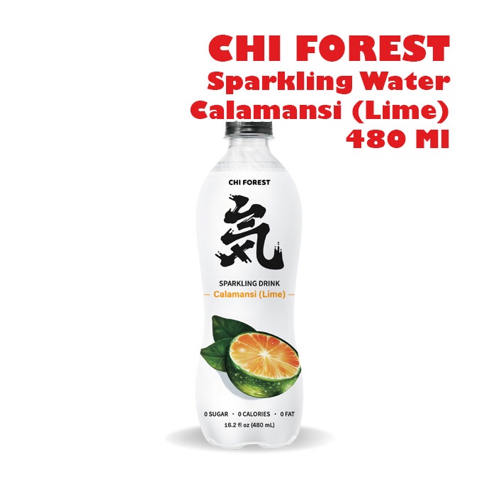 Jual CHI FOREST Sparkling Water Calamansi (Lime) Air Soda Rasa Jeruk 480 Ml | Shopee Indonesia