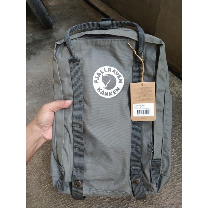 Jual Tas Ransel Backpack daypack Fjallraven Tree Kanken charcoal grey ...
