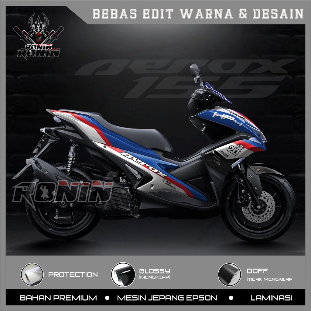 Jual Sticker Decal FULL BODY Aerox 155 Motif BMW Livery | Shopee Indonesia