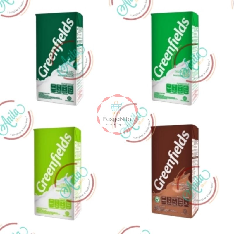 Jual Susu Greenfields UHT 1 Liter Full Cream | Skim Milk | Low Fat ...