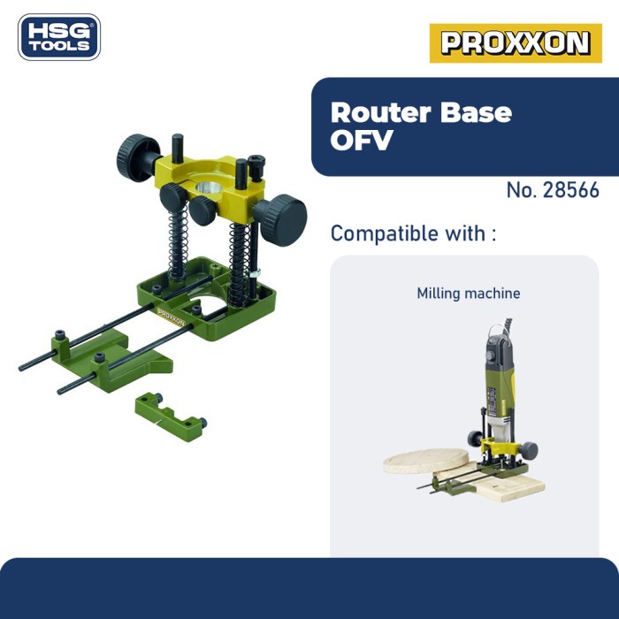 Jual PROXXON 28566 MESIN PROFIL ROUTER TRIMMER KAYU ROUTER BASE OFV ...