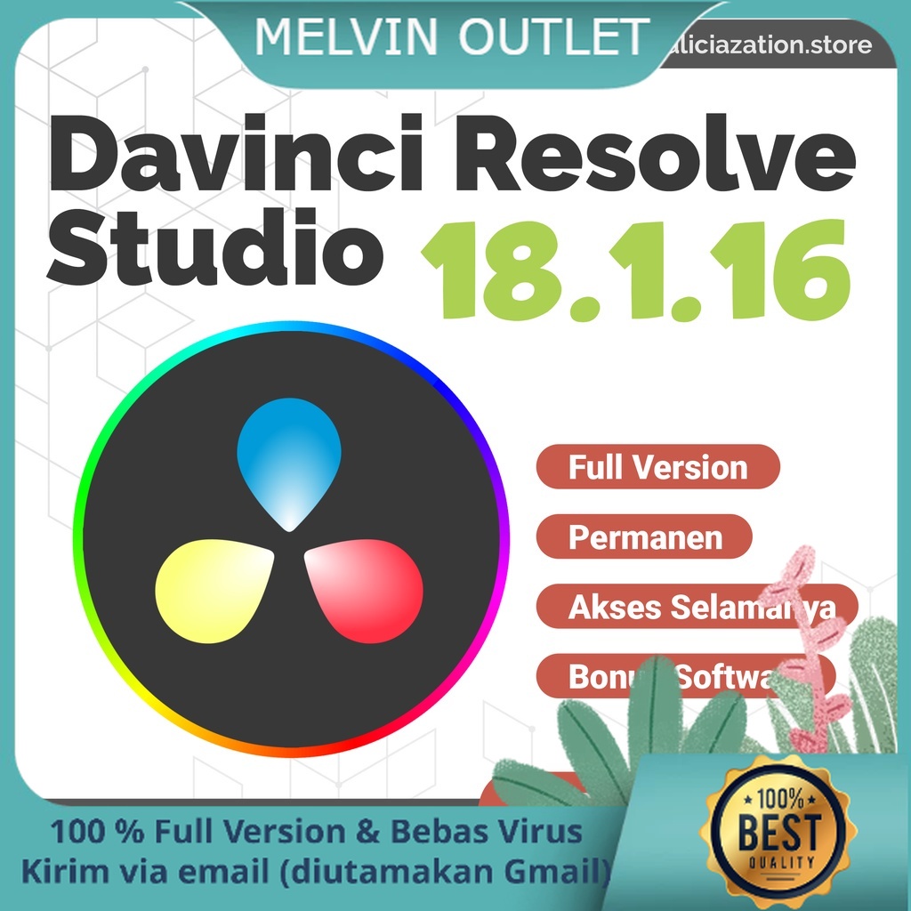 Jual Davinci Resolve Studio 18 Pro | Shopee Indonesia